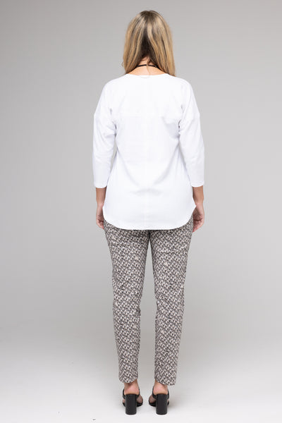 Arrows Print Stretch Rayon/Nylon Full Length Pants – I Love My Life