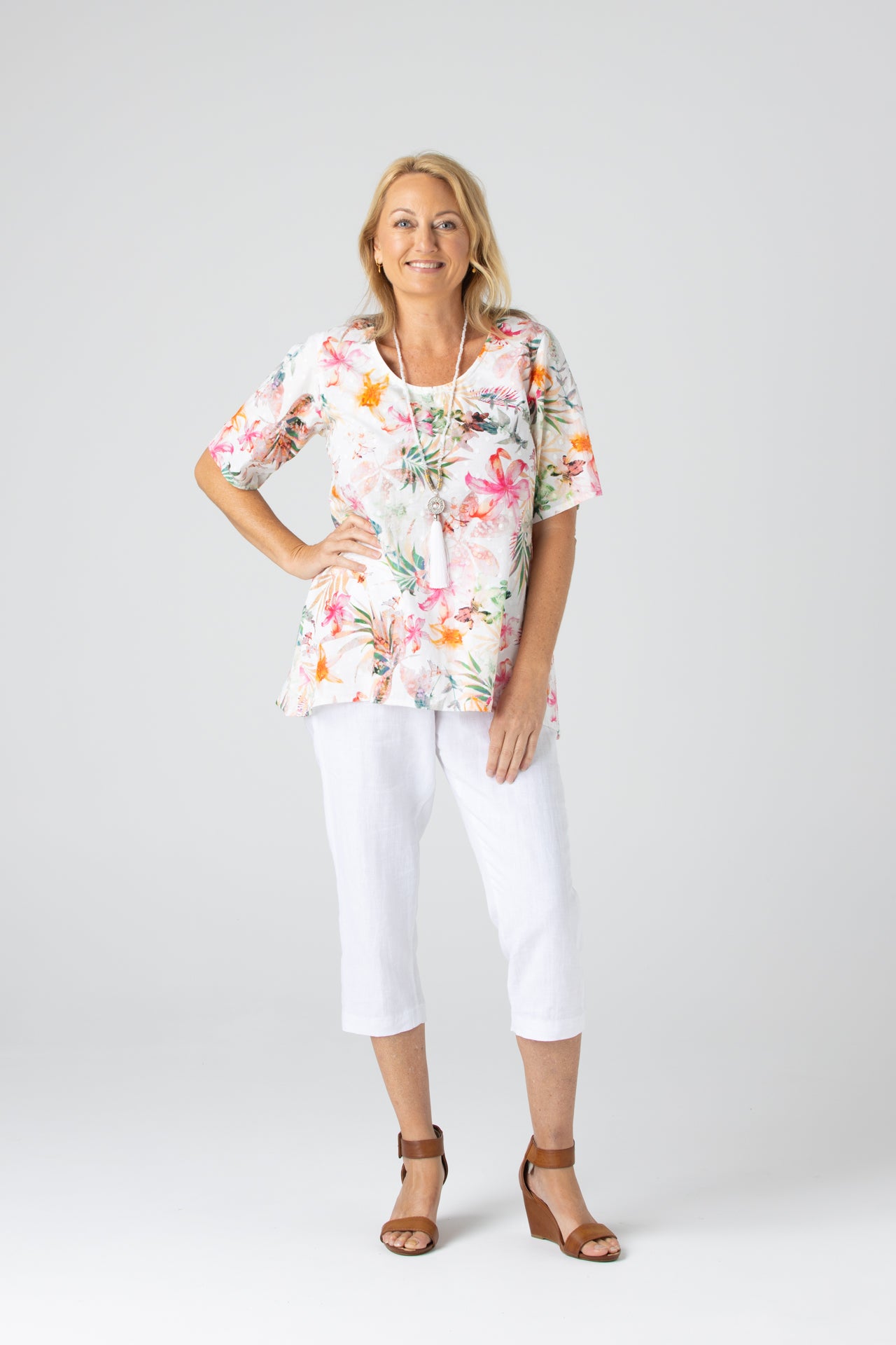Tigerlilly Short Sleeve Cotton Swing Shirt – I Love My Life